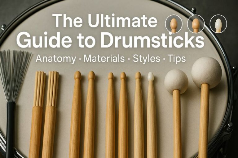 Types of Drumsticks: The Ultimate Guide for Every Drummer - CCDrums