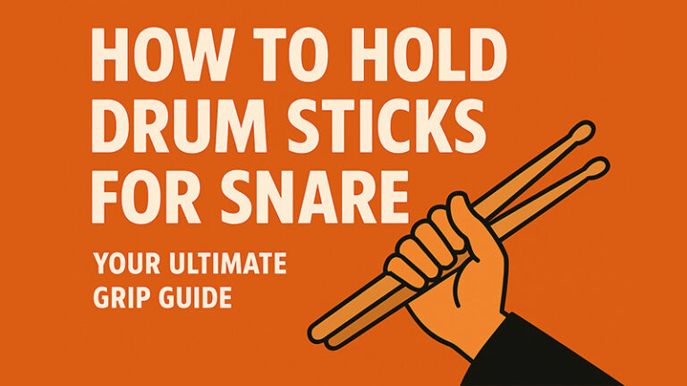 How to Hold Drum Sticks for Snare: Your Ultimate Grip Guide - CCDrums