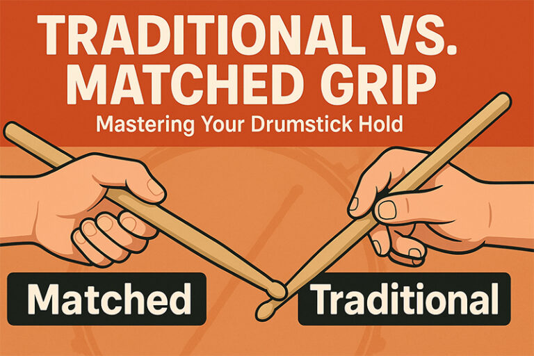 Traditional vs. Matched Grip: Mastering Your Drumstick Hold - CCDrums
