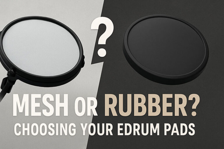 Mesh Heads vs. Rubber Pads on Electronic Drums: A Detailed Comparison ...