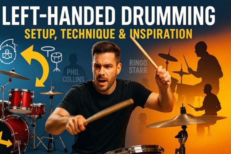 The Ultimate Guide for Left-Handed Drummers - CCDrums